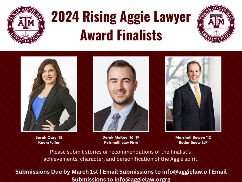 Awards - Texas Aggie Bar Association | Aggie Values in Practice